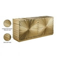 Meridian Furniture Golda Gold Leaf Sideboard and Buffet - Walmart.com