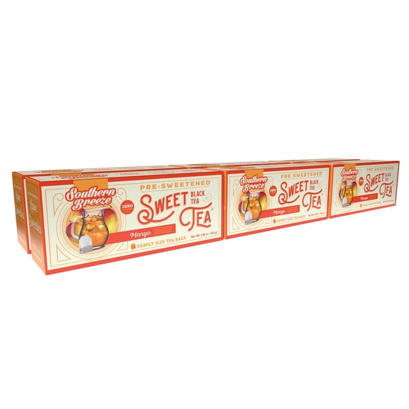 Southern Breeze Hot Brew Sweet Tea, Original Iced Black Tea, 22 Family ...