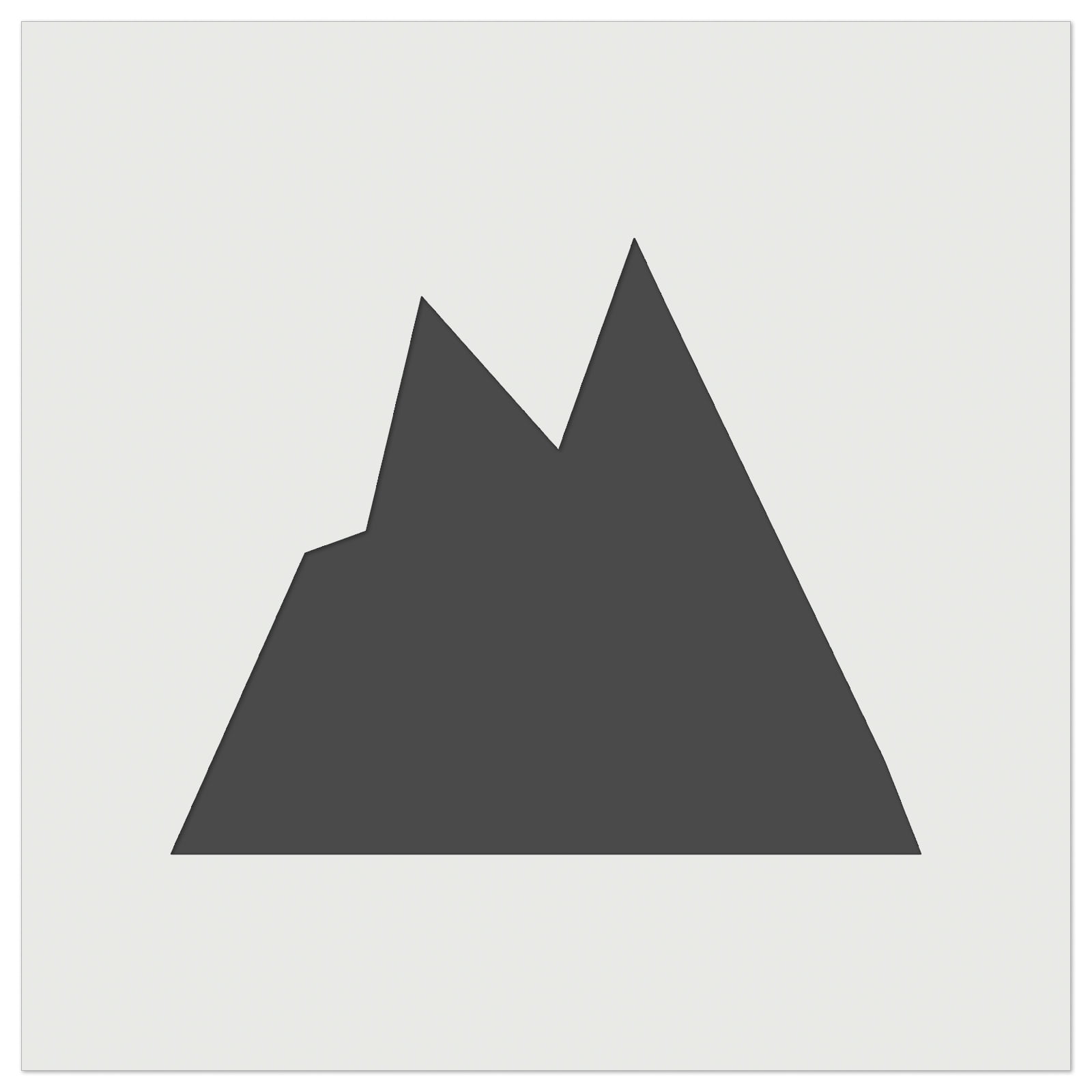 Mountains Jagged DIY Cookie Wall Craft Stencil - 3.5 Inch - Walmart.com