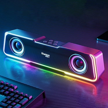 beFree Sound Gaming Dual Soundbar with RGB LED Lights - Walmart.com