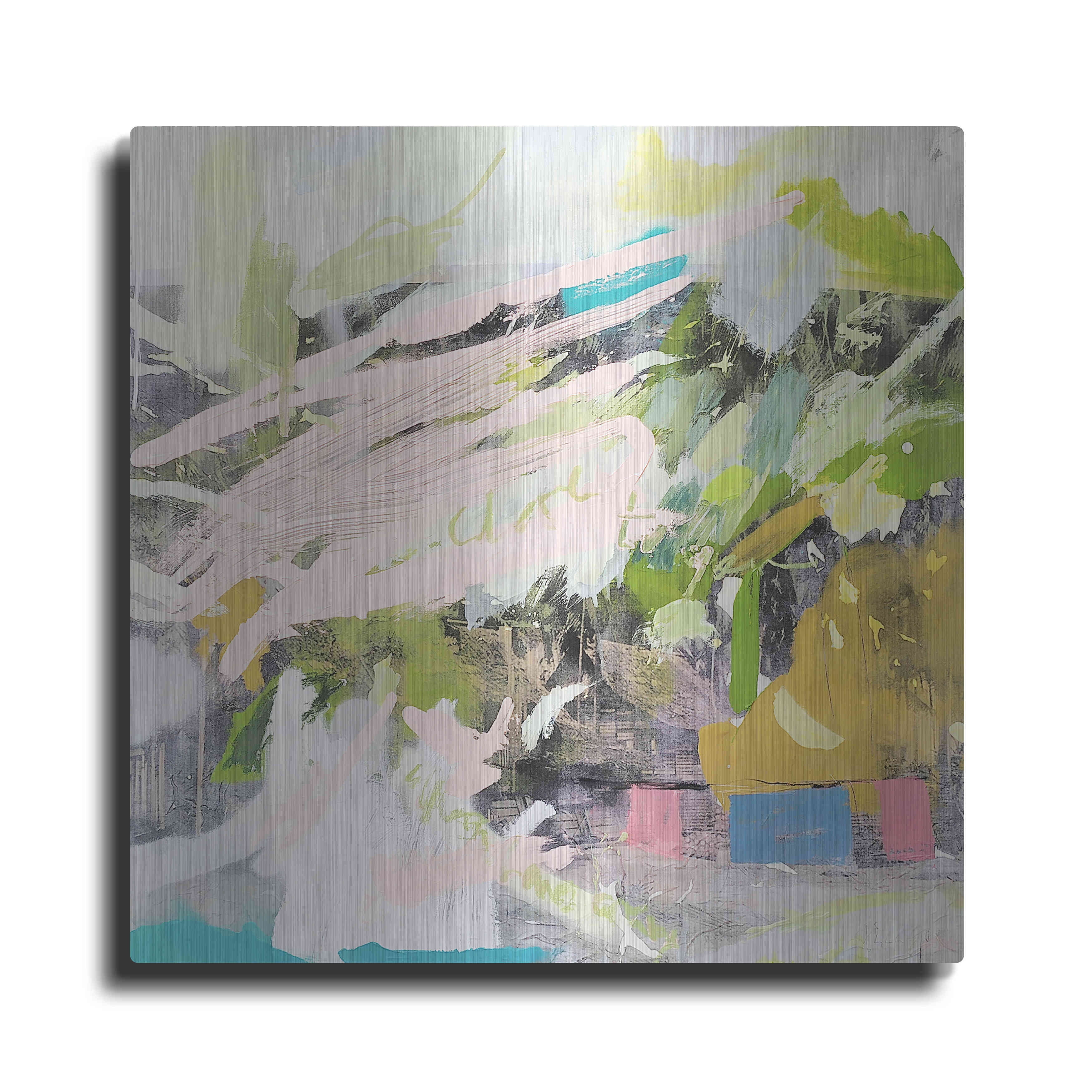 Luxe Metal Art 'Rainforest' by Alba Escayo, Metal Wall Art, 24"x24 ...