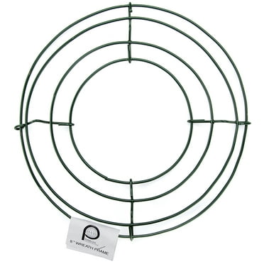 PANACEA 24" Green Wire Wreath Frame for Floral Arrangements - Walmart.com