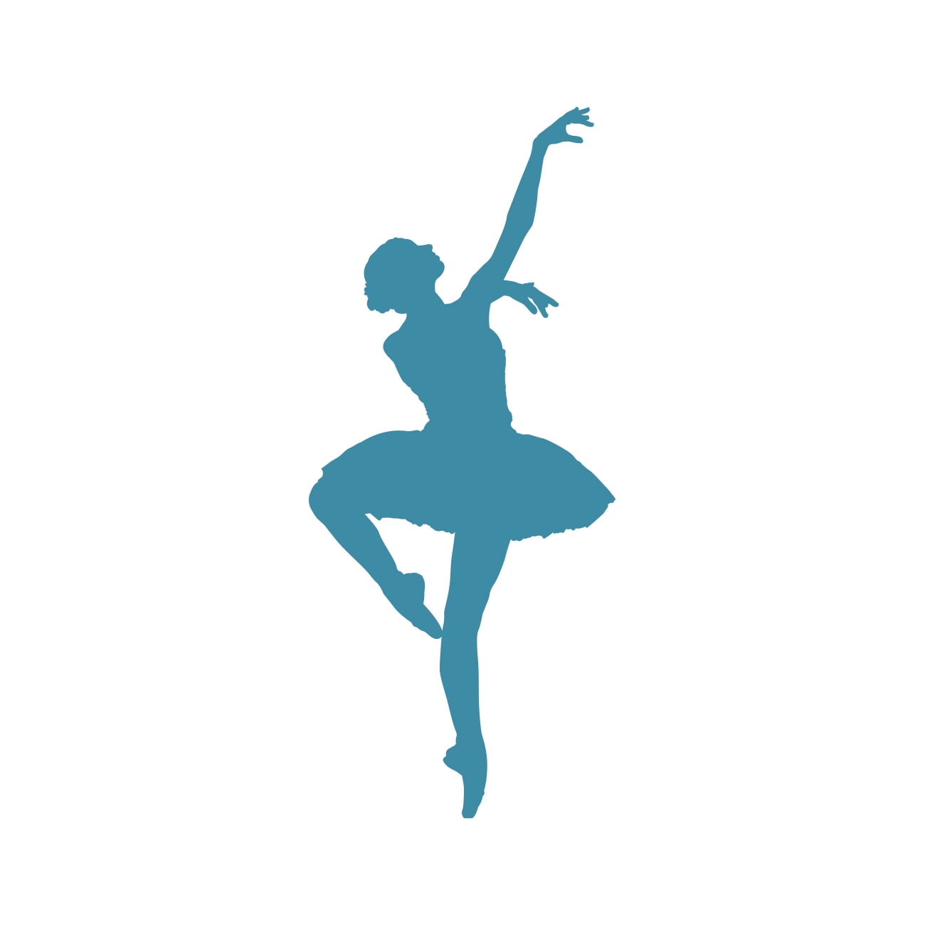 Ballet Dancer Ballerina Sticker Decal Die Cut - Self Adhesive Vinyl ...
