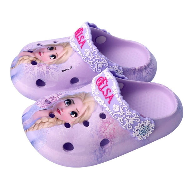Disney Princess Frozen Elsa Summer Children‘s Slipper Kids Sandals ...
