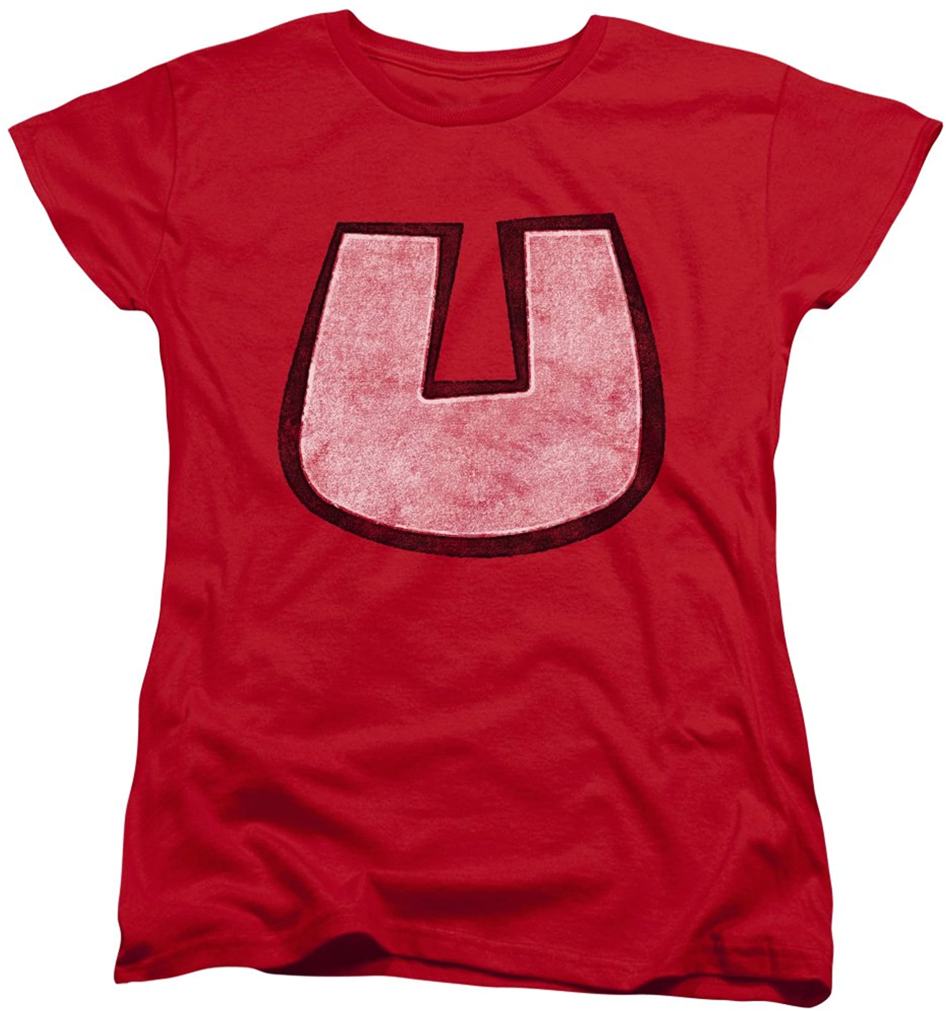 Underdog 1960s Animated TV Series Vinatage Distressed U Logo Womens T ...