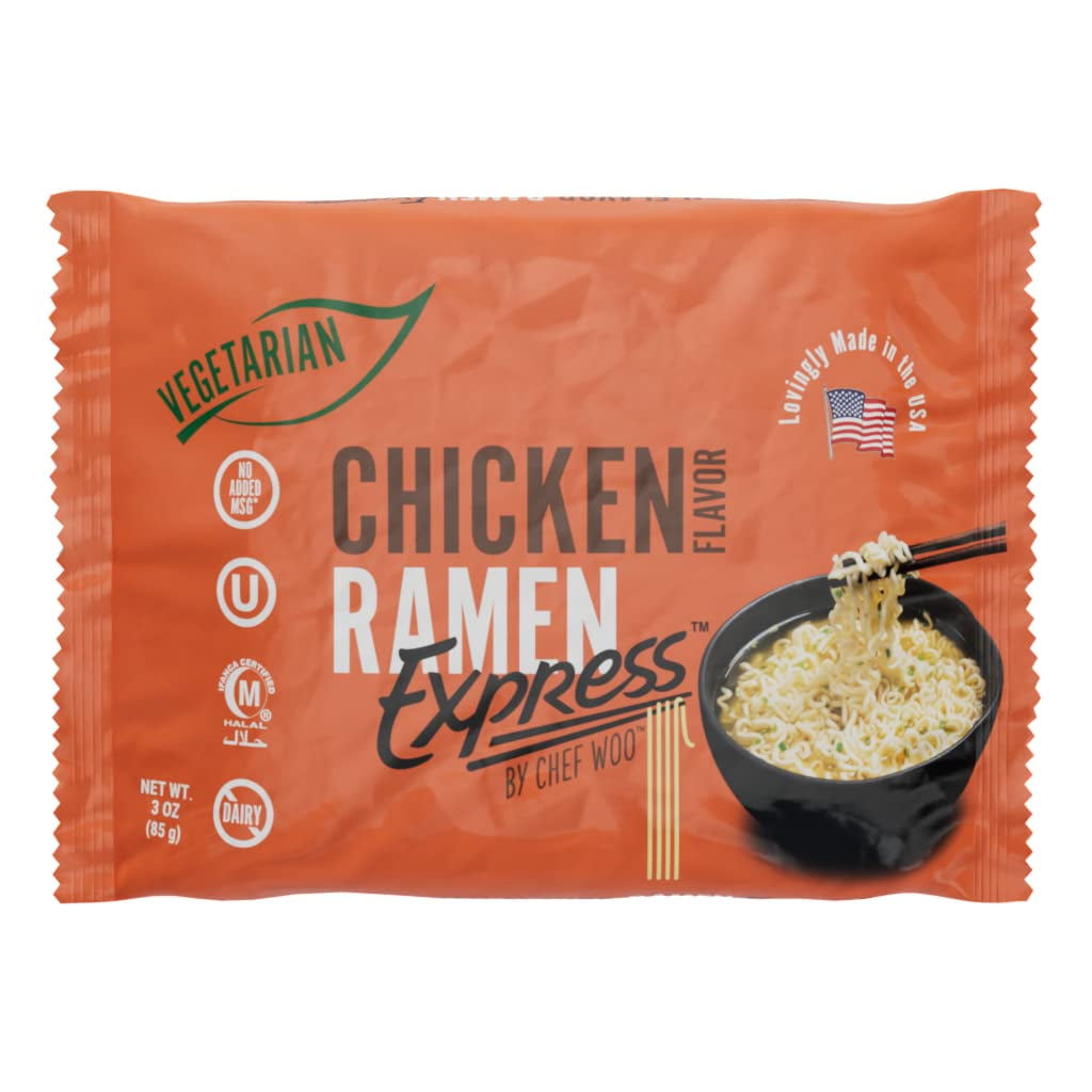 RAMEN EXPRESS Ramen Noodle Packs, Vegetarian, Egg and Dairy-Free ...