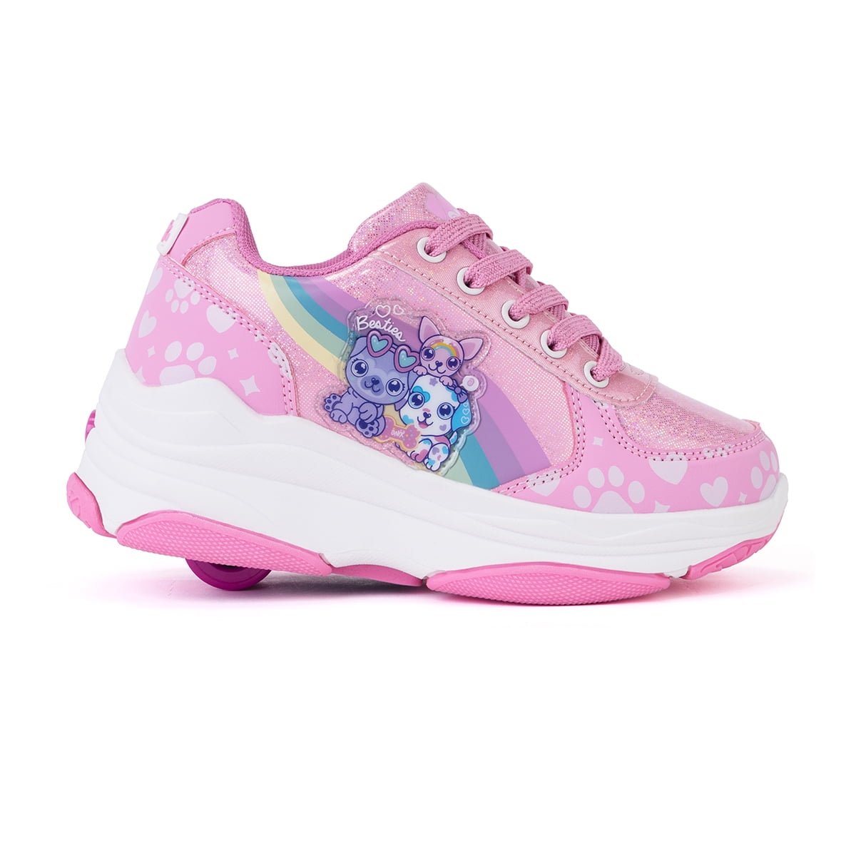 Tenis Patín Onix Unicornio Puppy Cute Skate Rosa Con Rueda Retráctil ...