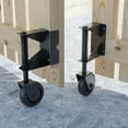 4inch Spring Loaded Gate Caster Fence Door Roller Slider Adjustable ...