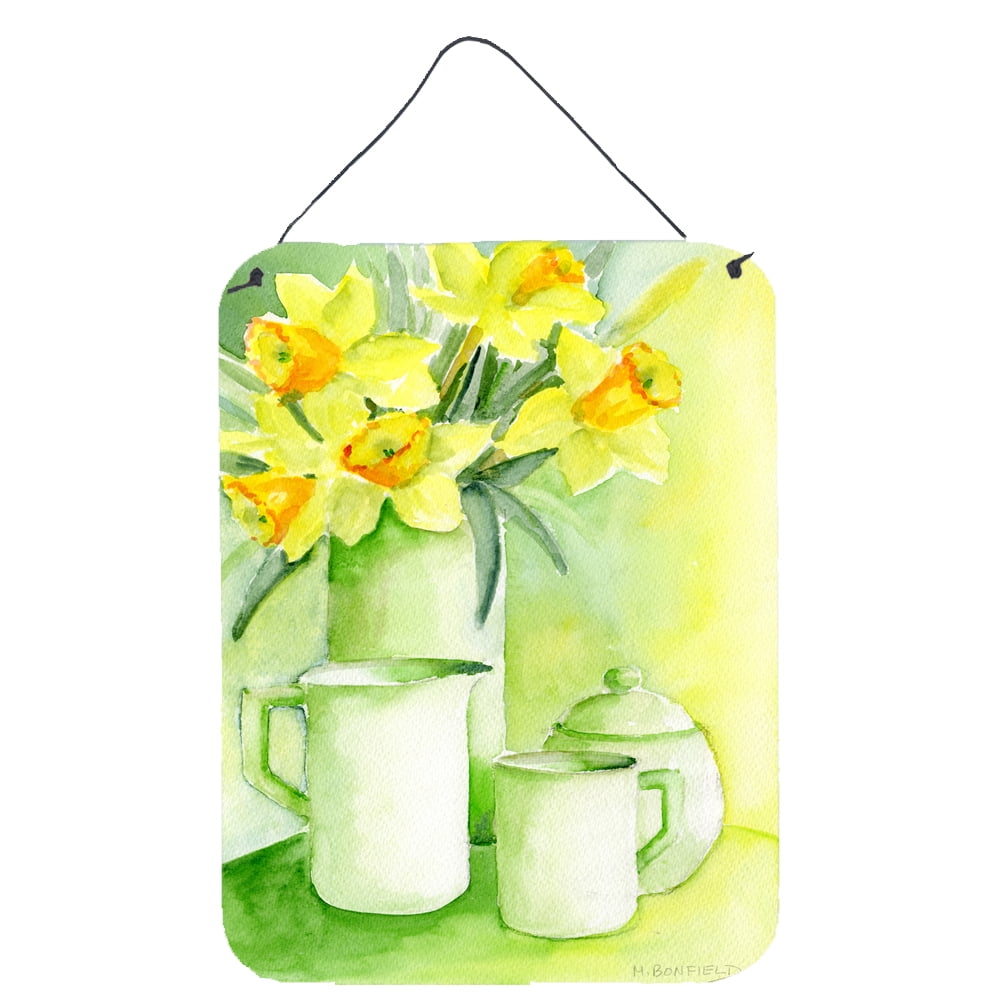 Yellow Daffodils by Maureen Bonfield Wall or Door Hanging Prints ...