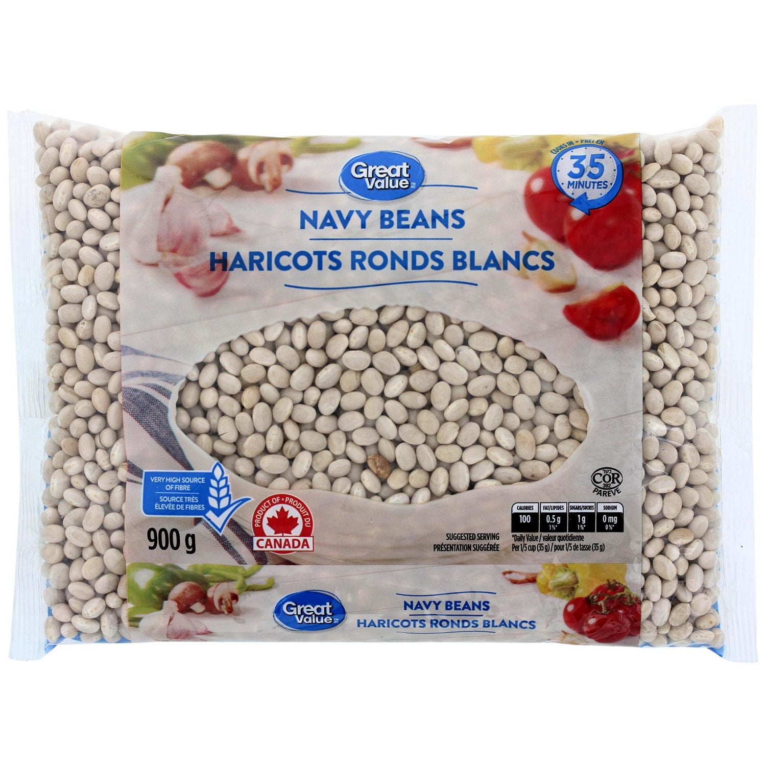 Click here for Great Value Navy Beans 900 G prices