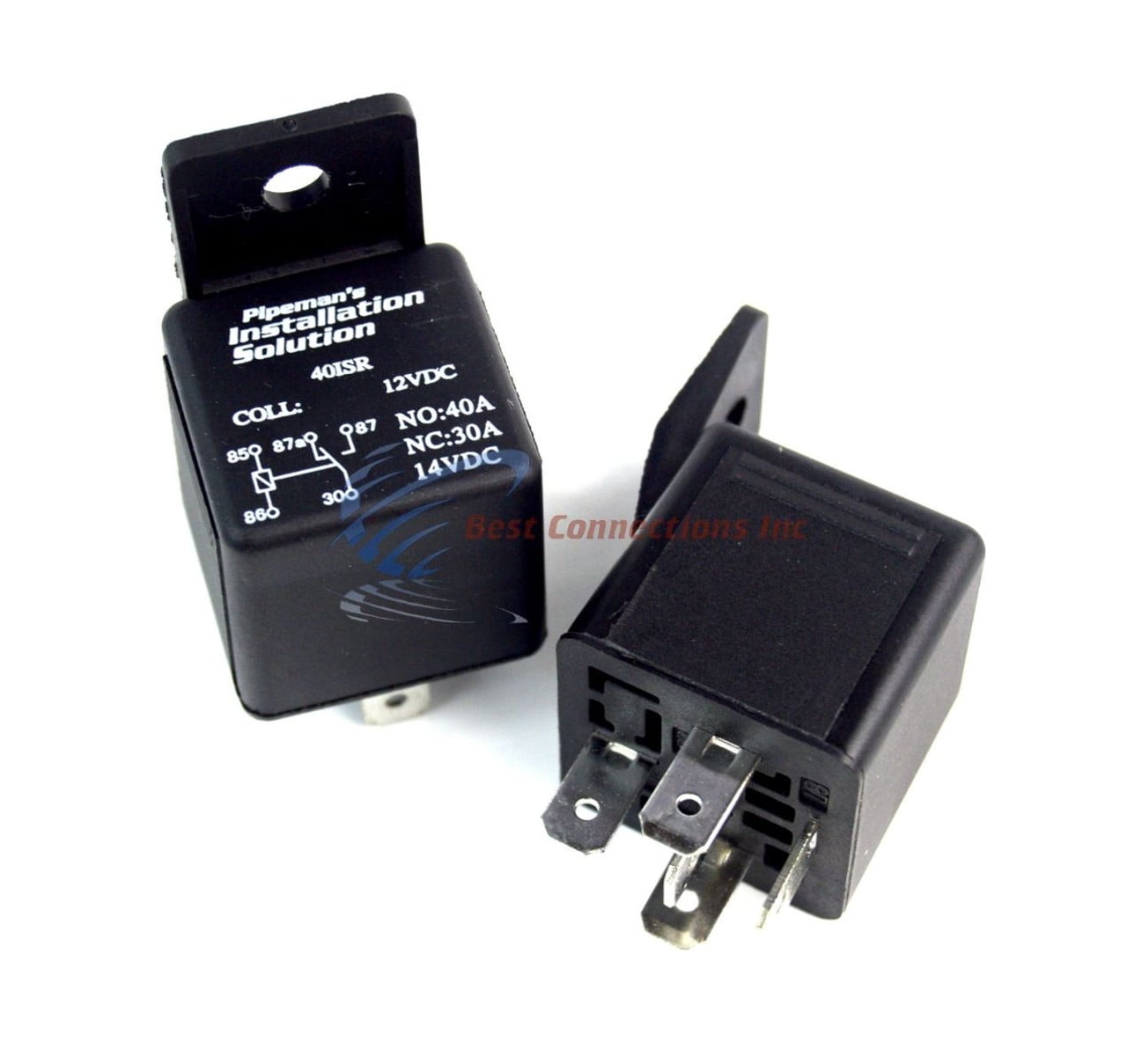 2 PACK Audiopipe 12 VOLT SWITCH DC 40 AMP SPTD AUTOMOTIVE RELAY 5 PIN ...