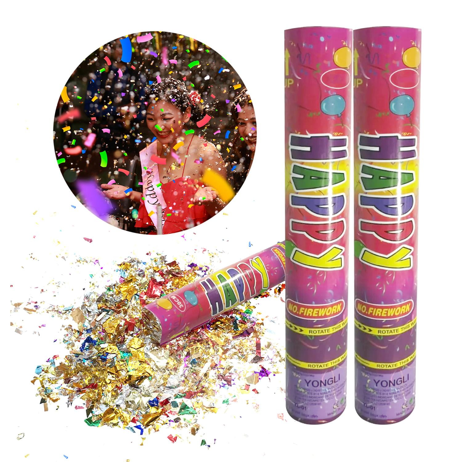 Cañon Confeti Lanza Confeti Bazuca 5 pz | Walmart en línea