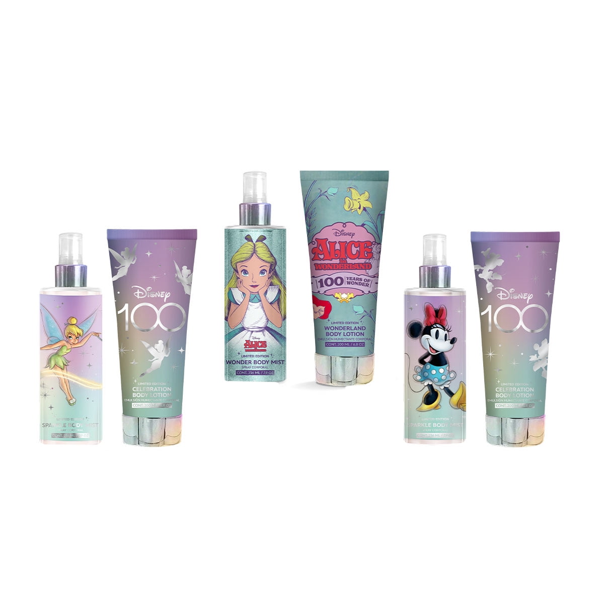Disney - Set de 3 Body Mist y 3 Emulsiones Corporales (Campanita ...