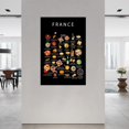 France Food Poster French Street Cuisine European Kitchen Wall Art ...