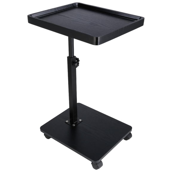 EasyComforts Rolling Tray Table with Swivel Casters, Adjustable Height ...
