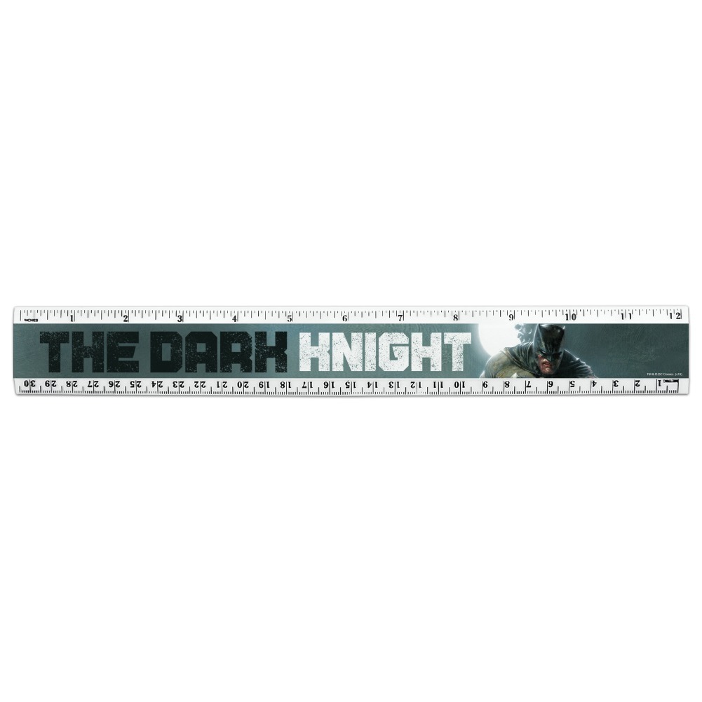 Batman The Dark Knight 12 Inch Standard and Metric Plastic Ruler ...
