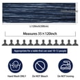 Cheesecloth Table Runner 35" x 120" Navy Blue Boho Party Decor ...