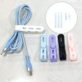 30Pcs Silicone Cable Ties Reusable Cables Management Organizers for ...