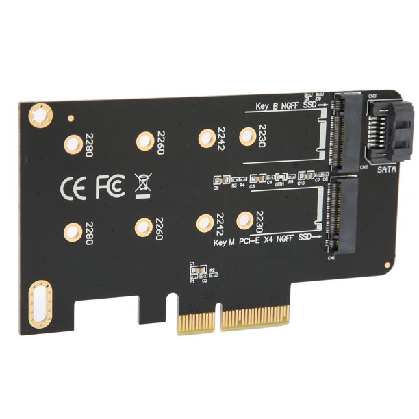 Pcie Adapter Card, High Capacity Easy Installation M.2 To Pcie Adapter Card Install To Use for ...