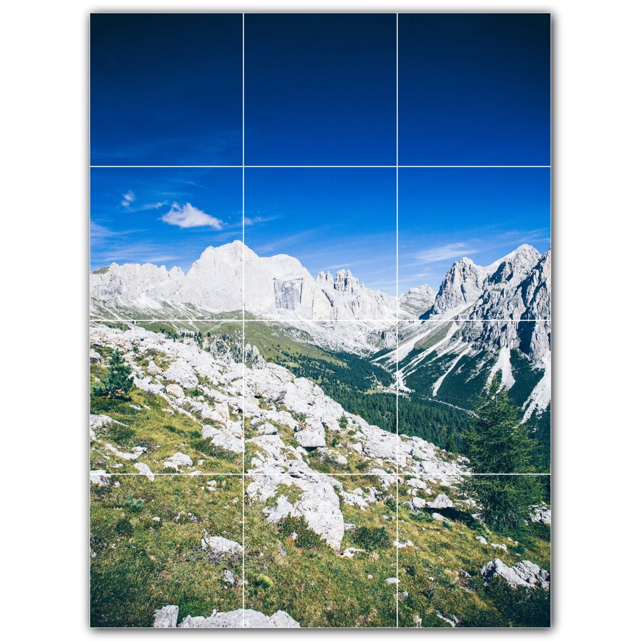 Picture-Tiles.com: Mountains Ceramic Tile Wall Mural WAL500874-34M. 18 ...