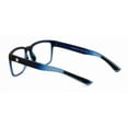 Men Rectangular Sport TR90 Clear Bifocal Reading Glasses - Lightweight ...