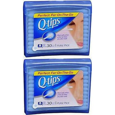 "Q-tips Swabs Purse Pack, 30 Each (Pack of 2)" - Walmart.com