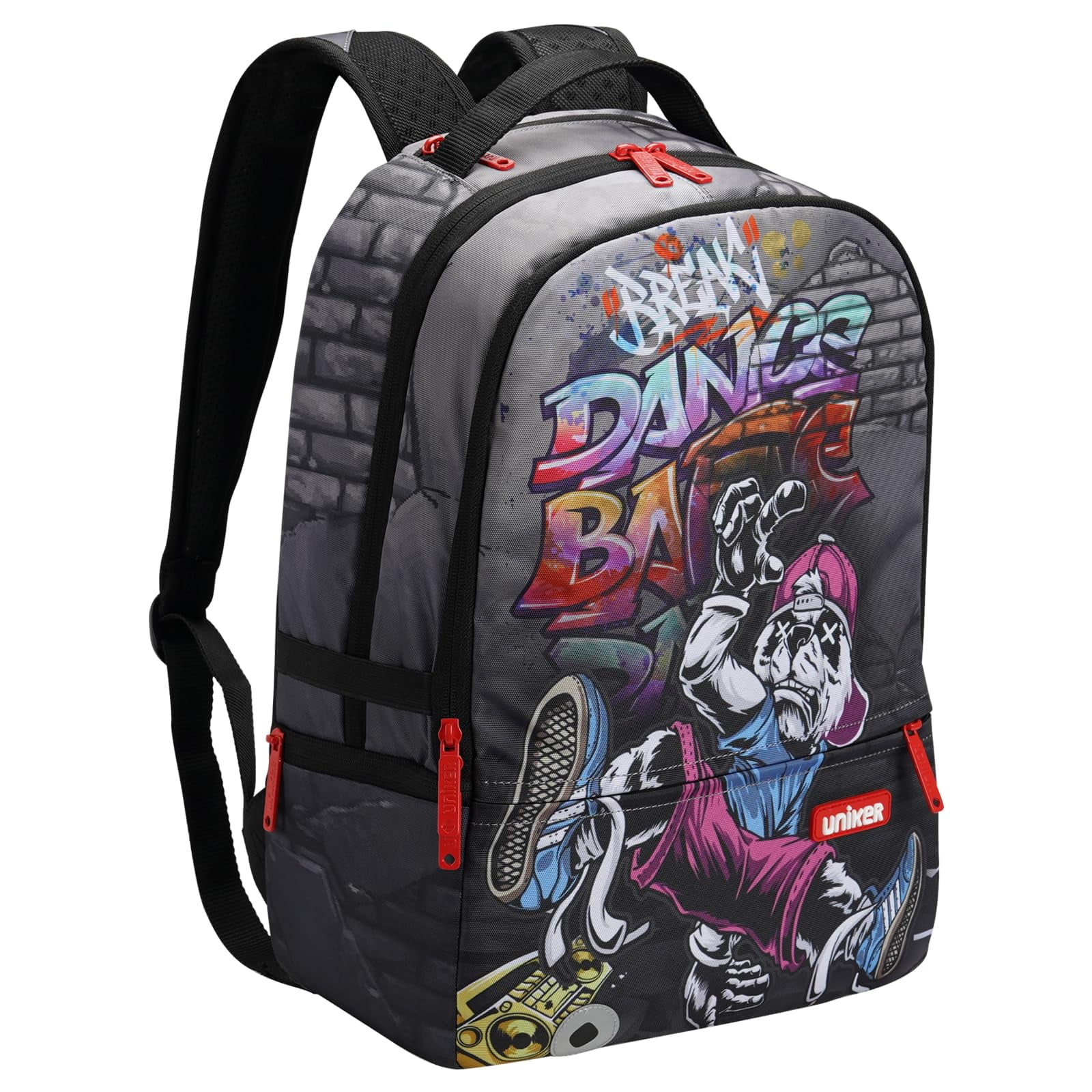 Mochila UNIKER Graffiti para portátil 15.6 pulgadas impermeable ...