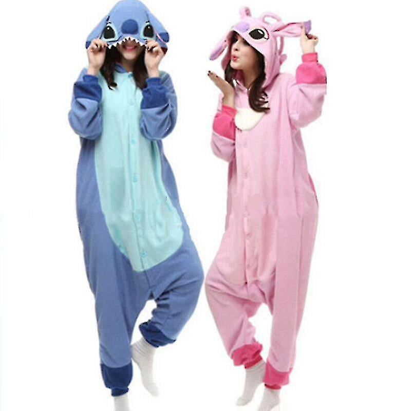 Stitch Pijama Anime Dibujos animados Ropa de dormir Traje Jumpsuit_y ...
