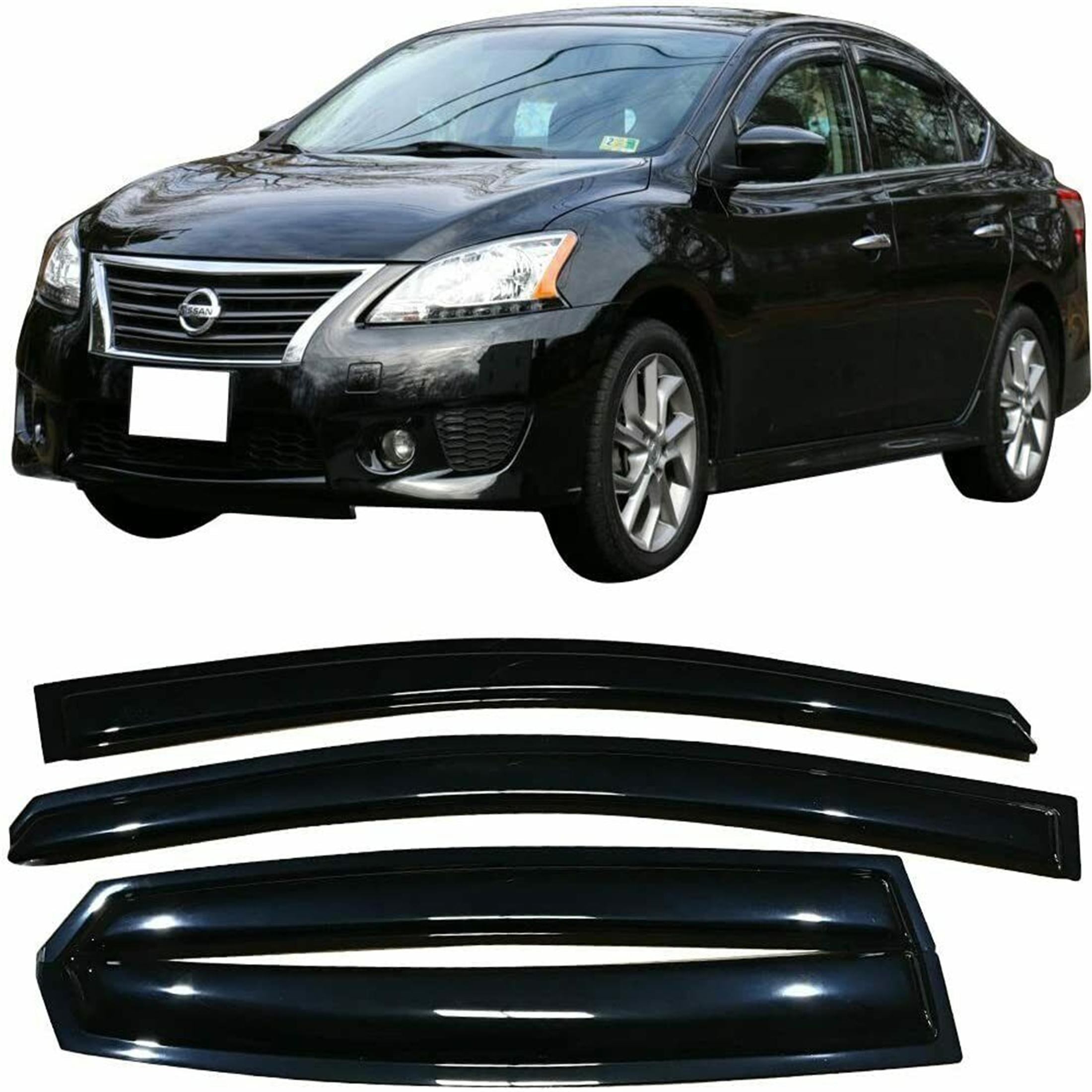 2019 nissan sentra window visors store