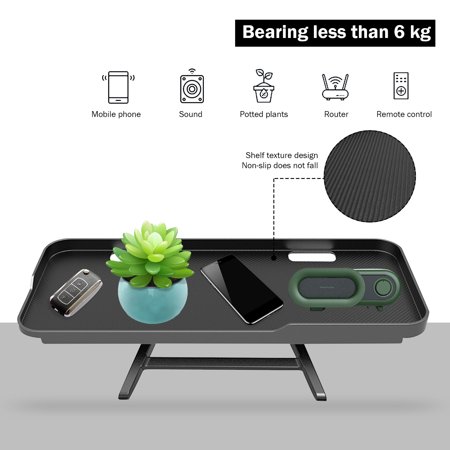 Clairlio TV and Screen Top Shelf Monitor Top Mounting Bracket for Cable ...