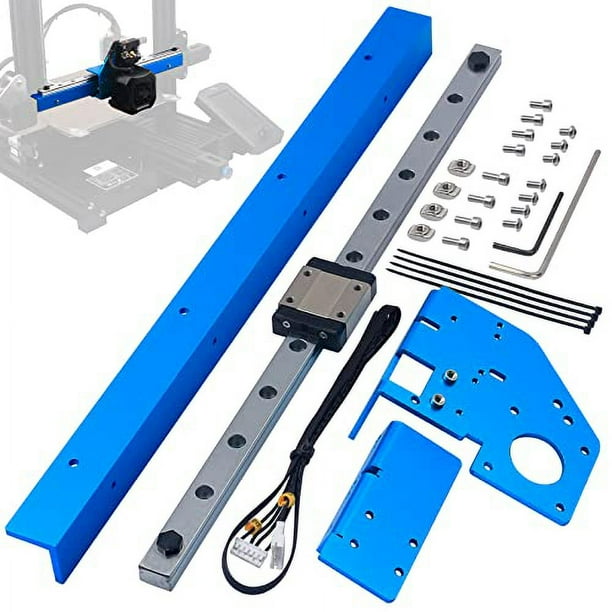 ENOMAKER Ender 3 Upgrade Linear Rail Guide Kit X Axis with Direct Drive Extruder Bracket, MGN12C ...