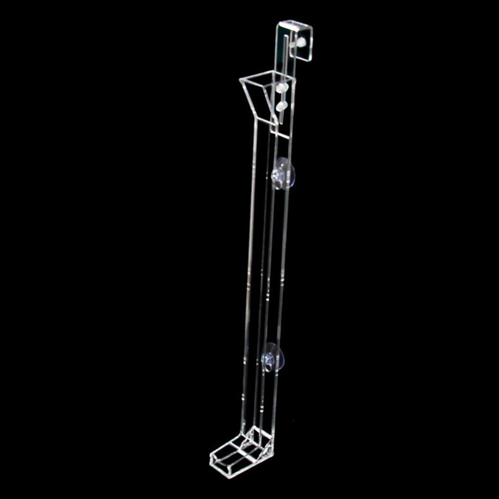 Transparent Feeding Food Feeder Fish Tank With Tube And Suction Cups M ...