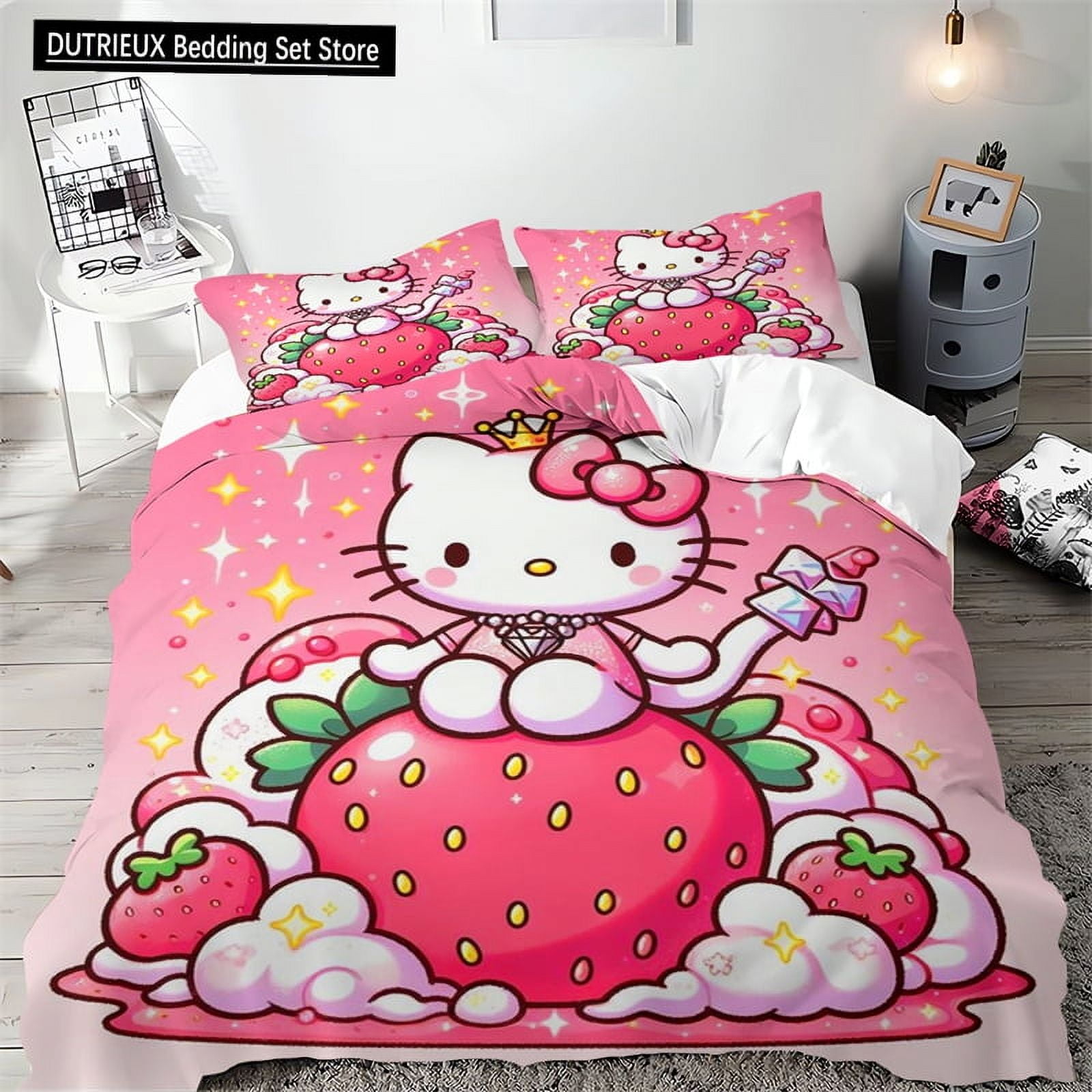 Click here for Yingd Hello Kikty Duvet Cover 3d Digital Printing... prices