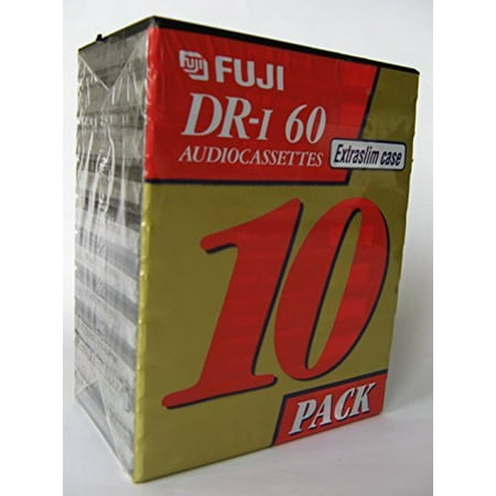 Fuji DR-I Audio Cassettes Extra Slim Case 10 Pack | Walmart Canada