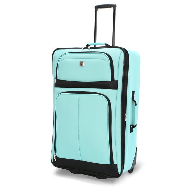 Protégé - Protege 28" Regency Checked 2-Wheel Upright Luggage, Aqua ...