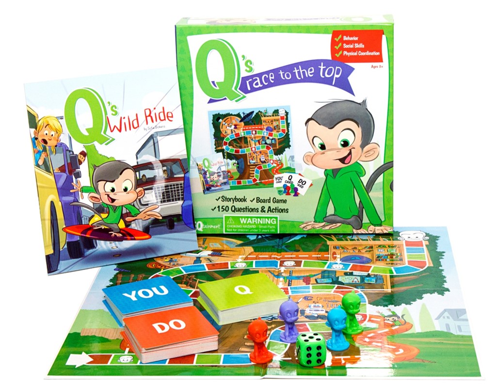 Q's Race To The Top Board Game with Free Book - Walmart.com