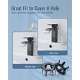 Bathroom Sink Overflow Ring: 2 Pack Solid Brass Bathroom Vessel Sink ...