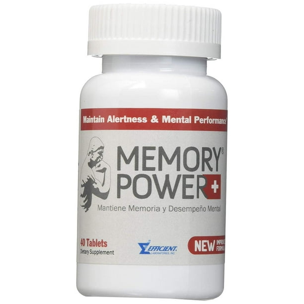 Memory Power Plus Vitamin Tablets - 40 Ea - Walmart.com - Walmart.com