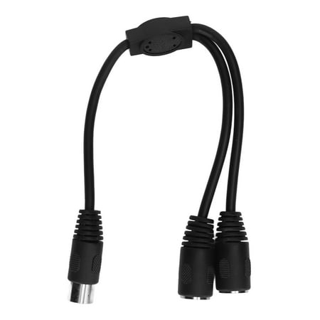 DIN 8 Pin Splitter Adapter Cable, Free Bending 1.0ft DIN 8 Pin Male To ...