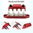 12V Marine Bus Bar, 4 Post Battery Terminal Distribution Block Bus Bar ...