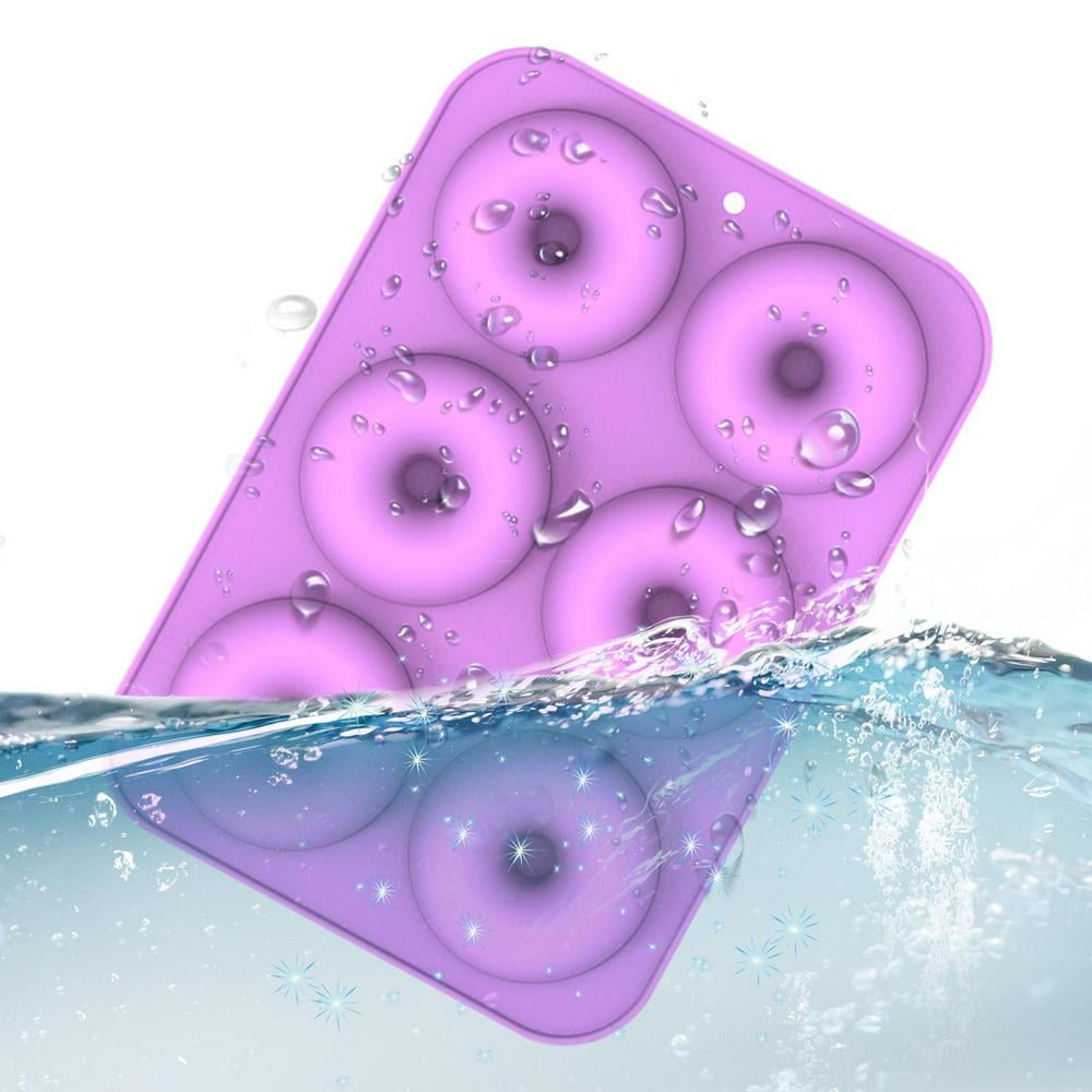 Tohuu Donuts Baking Pan Non-Stick Silicone Doughnut Pan Set Donut Tray ...