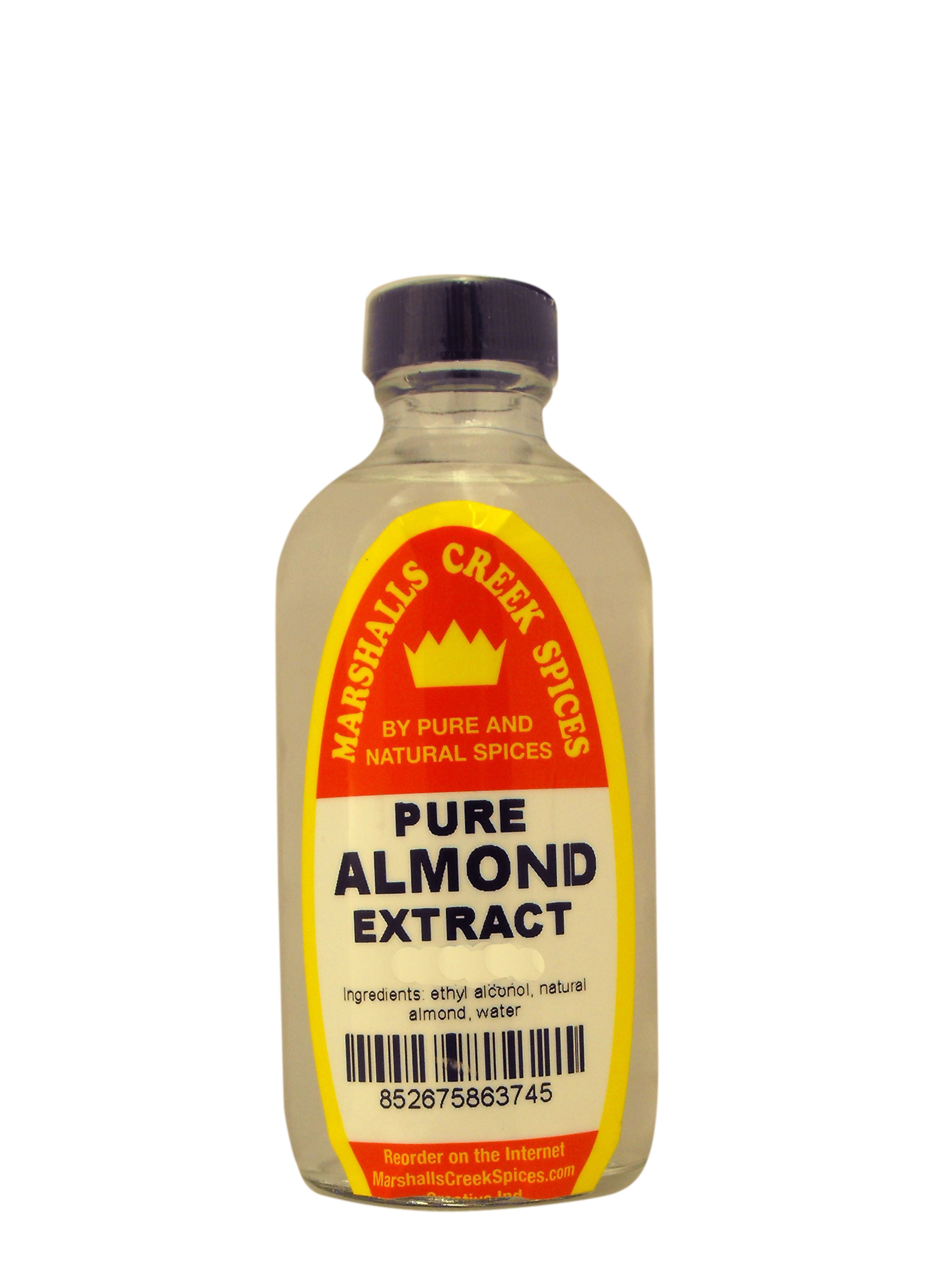 Marshalls Creek Spices PURE ALMOND EXTRACT 4 oz - Walmart.com