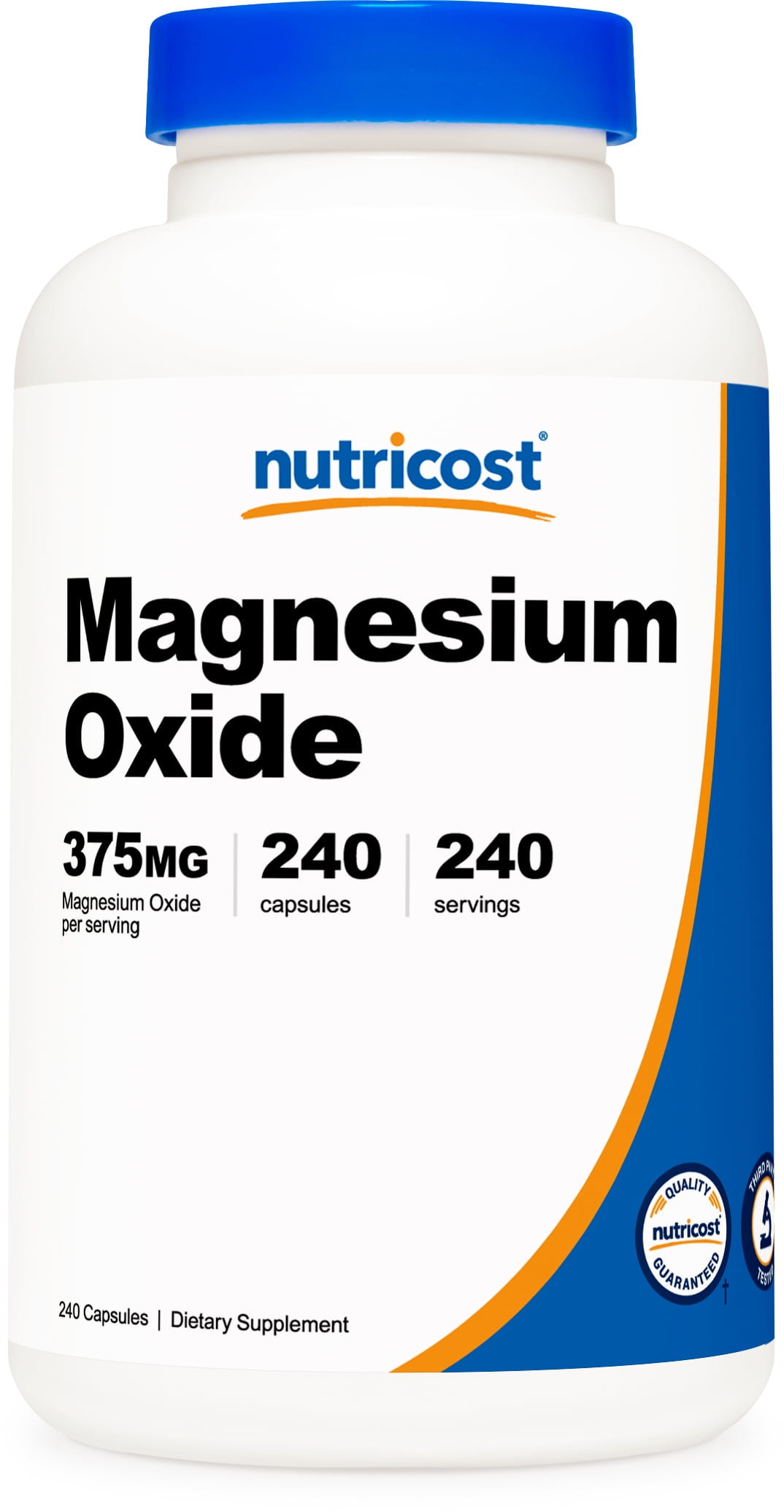 Nutricost Magnesium Oxide Supplement 375mg, 240 Capsules - 210mg of ...