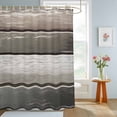 Bathroom Shower Curtain Vintage Antique Wood Board Waterproof Shower ...