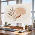 Beige Geometric TV Dust Cover,Stretchable TV Screen Desktop Computer ...
