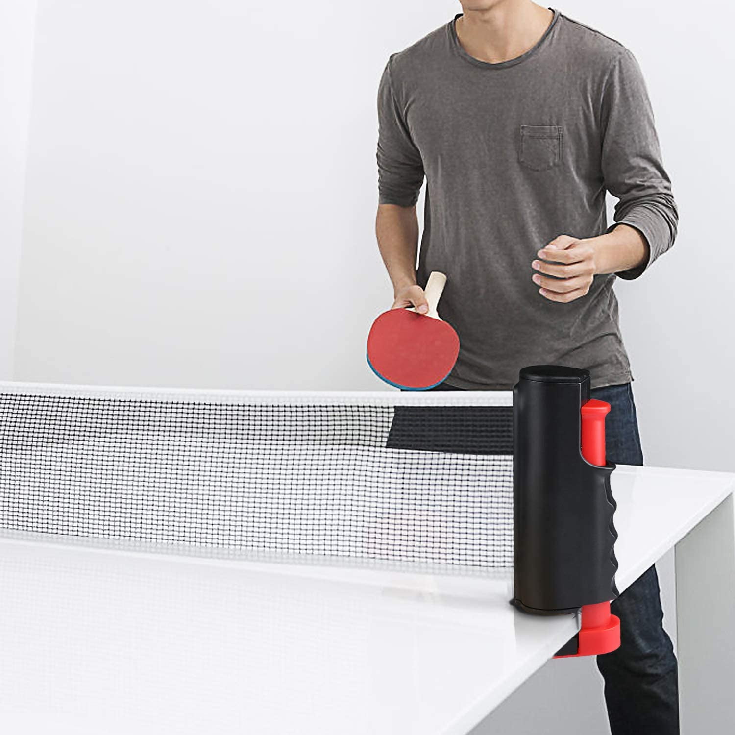 Kingfast Portable Ping Pong Sets, Retractable Table Tennis Nets and ...