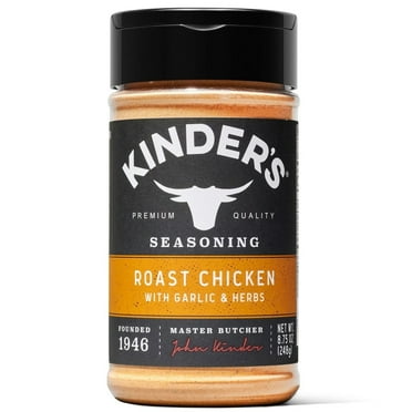 Kinders Cowboy Butter Seasoning, 9.7 Ounce, Garlic, Lemon Herb ...