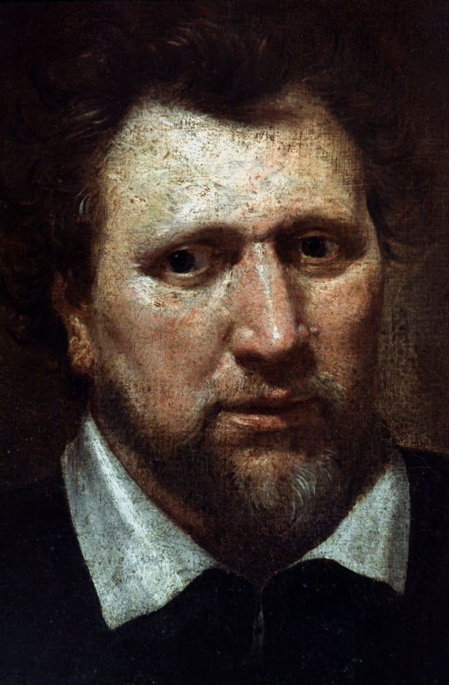Ben Jonson (1572-1637). /Nenglish Playwright And Poet. Oil On Canvas ...