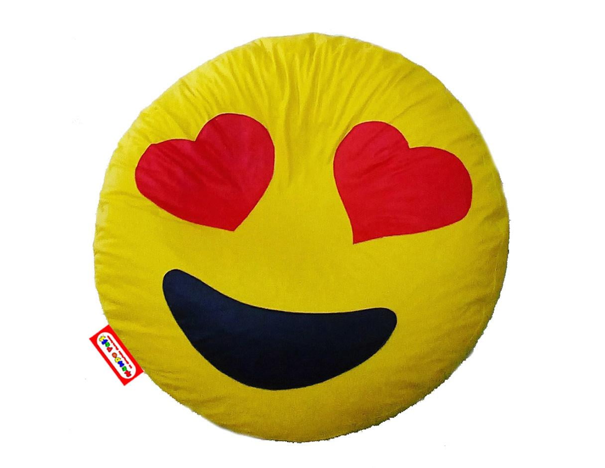 Sillón Puff Mundo Puff Emoji Enamorado soporta hasta 75 kgs Mundo Puff ...