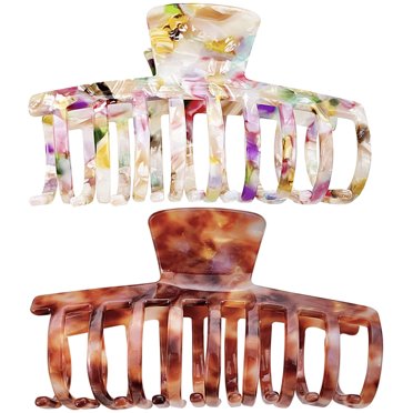 Revlon Strong Hold Hair Claw Clips, 2 Count - Walmart.com